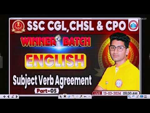 subject verb agreement part 05| VIPIN BHATTI SIR winner batch 2024,CLASH-05,SSC CGL,CHSL,CPO,GD# ...