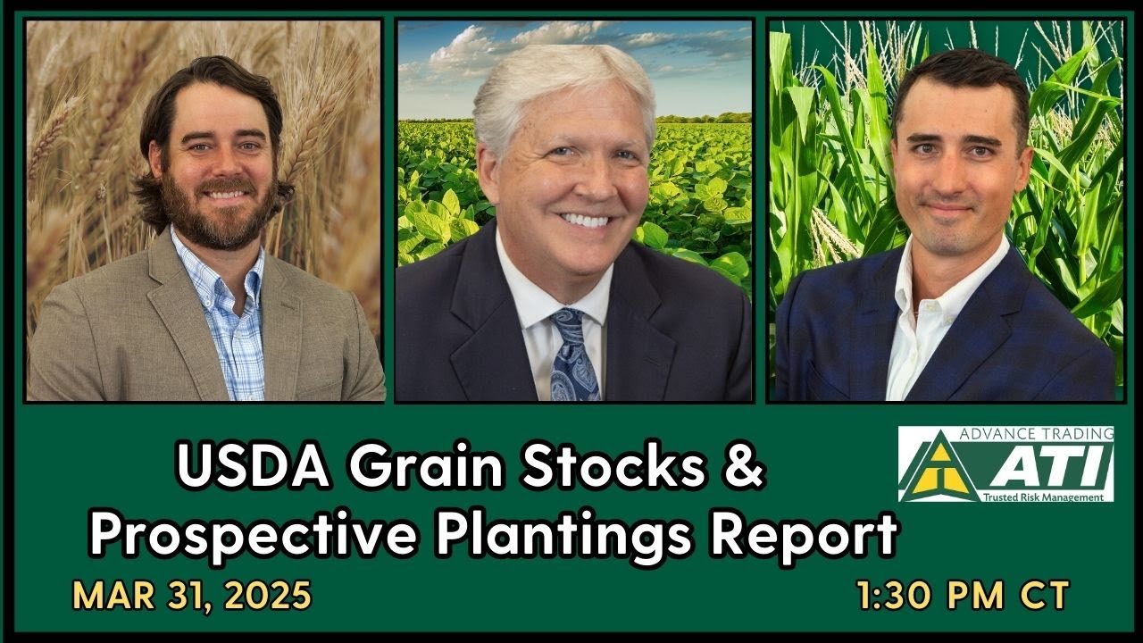 USDA Grain Stocks & Prospective Planning Report Review 1:30pm | March ...