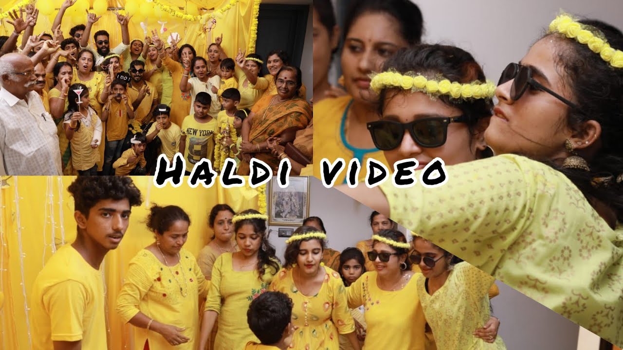 Haldi Dance video / Kerala haldi celebration / Ashwathy Dance Cover's - YouTube