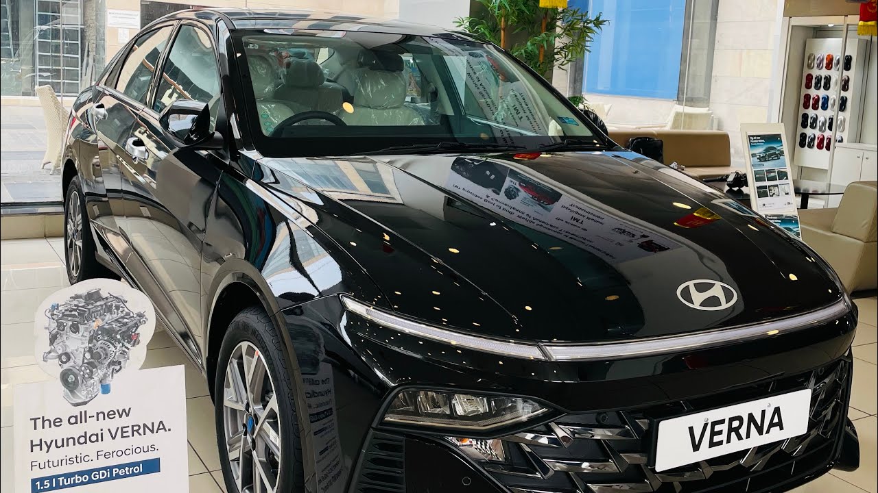 Hyundai Verna SX (O) 1.5 Petrol ⛽️ 2024 | Black Colour | Price ...