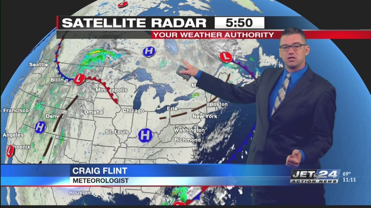 Craig's Overnight weather forecast - YouTube