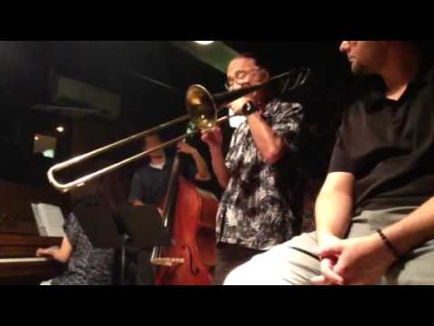 Playing Bye Bye Blackbird on my flugelhorn with a hybrid trombone ...