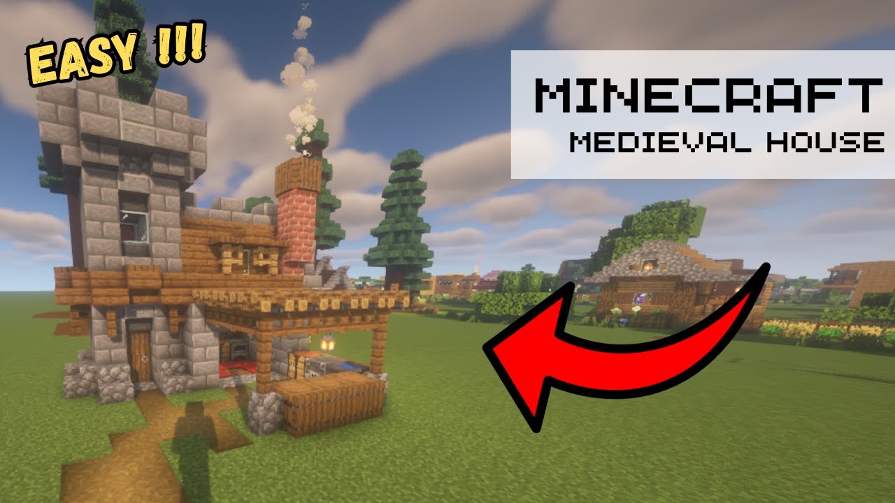 Minecraft: EASY Medieval House (Tutorial) - YouTube