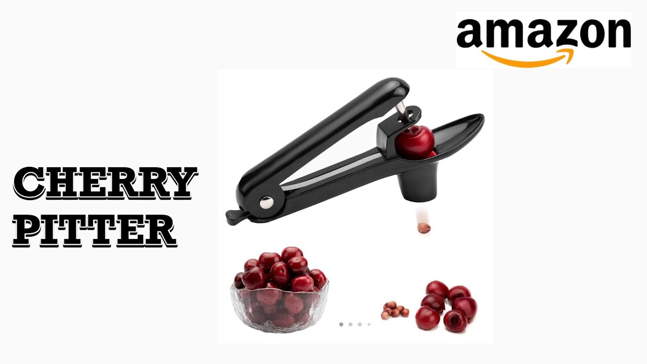 THE BEST CHERRY PITTER | HOW TO PIT CHERRIES | AMAZON FINDS!! 🍒 - YouTube