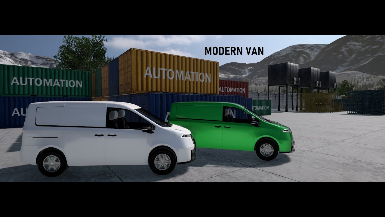 MODERN STYLISH VAN-Automation&BeamNG - YouTube