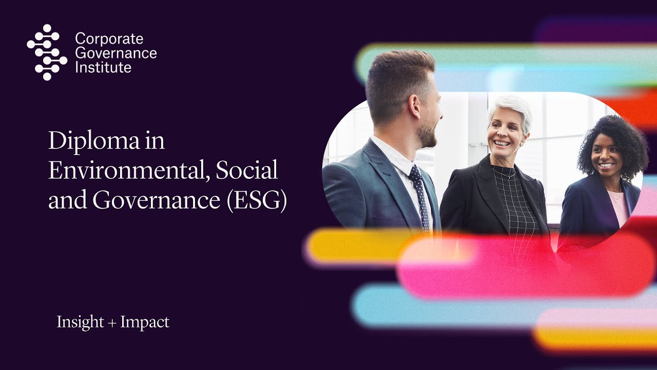 Diploma in ESG | Corporate Governance Institute Course Overview - YouTube