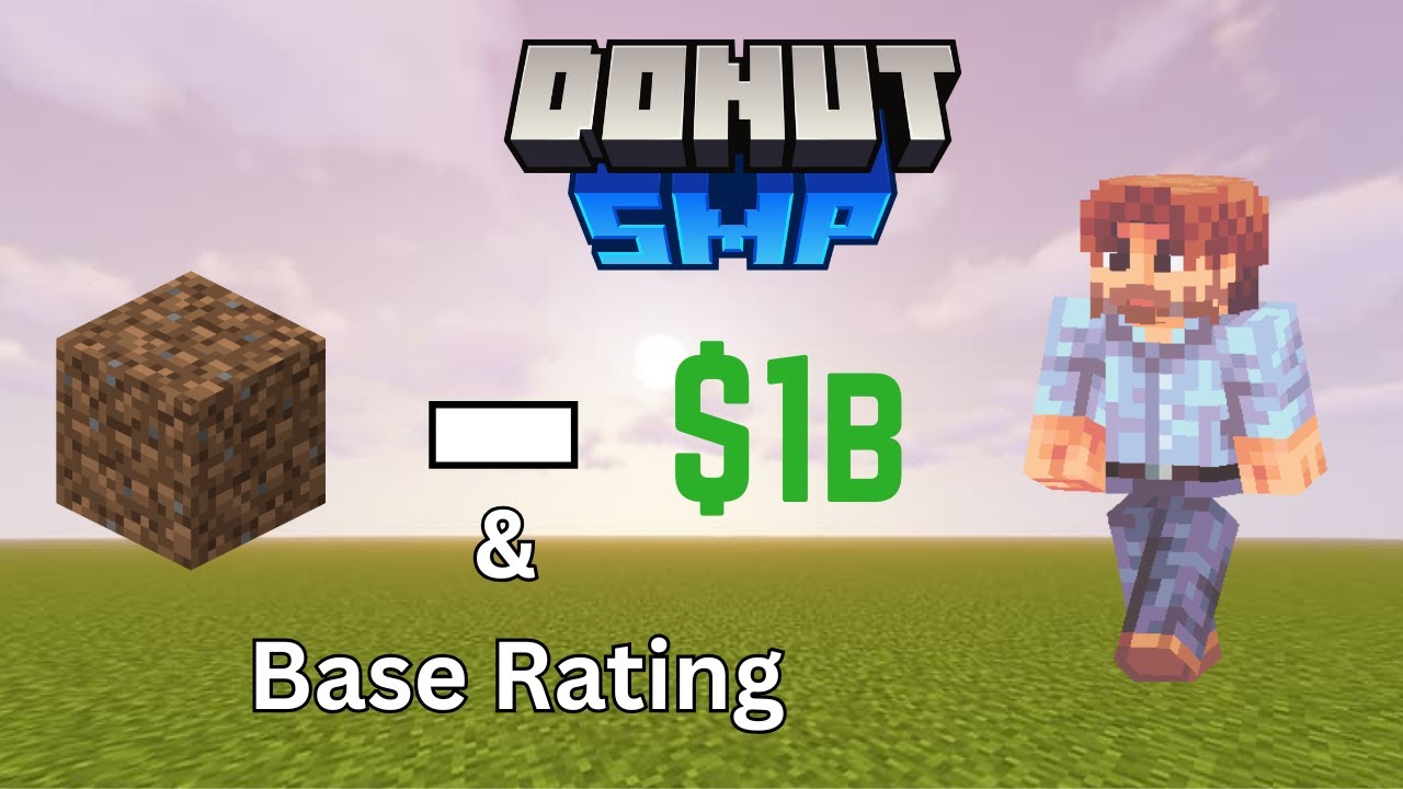 LIVE Donut SMP base rating and Dirt block - $1b - YouTube