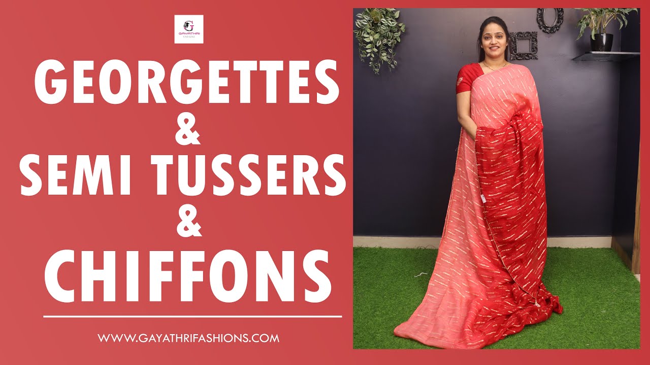 Georgette's| Semi Tussers| Chiffons And Linens - YouTube