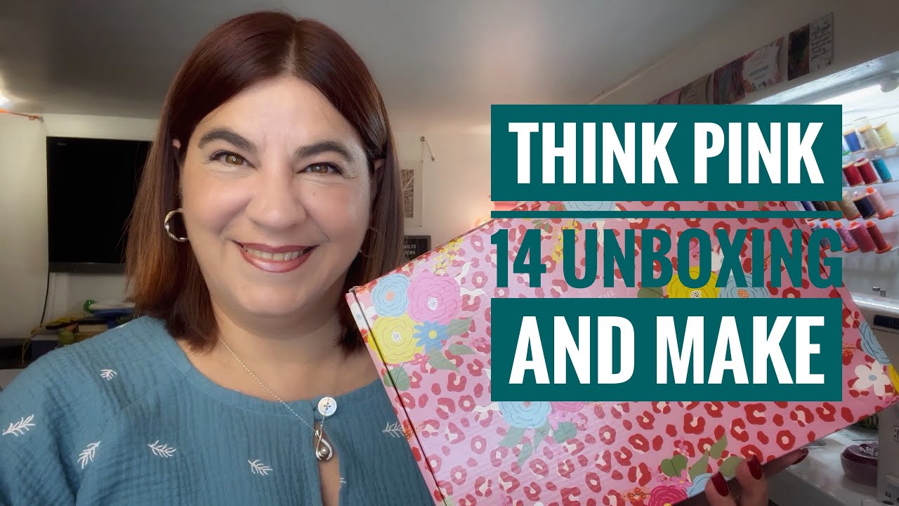 Think Pink Box 14 - #unboxing and a pattern review of the Sew House ...