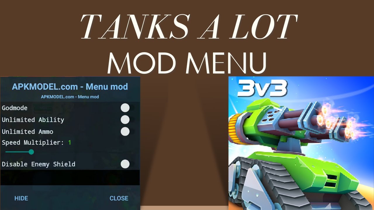 Tanks A Lot! MOD Menu, Vô hạn đạn, Chế độ bắn không giới hạn, Bất tử ...