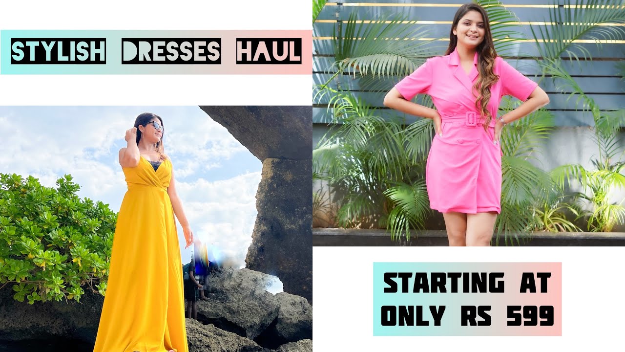 Party Wear Dresses Haul | Starting At Rs 599 | Flipkart Haul | Be That ...