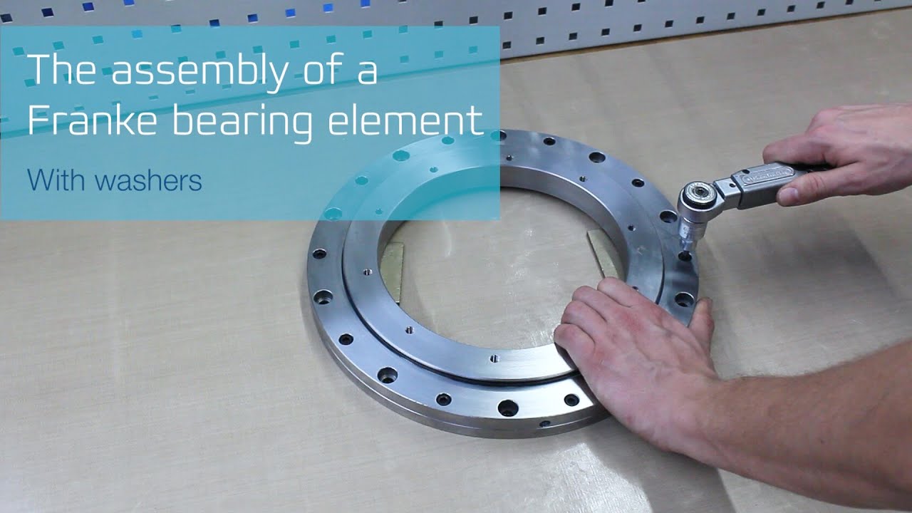 How do you assemble a Franke bearing element with washers? - YouTube