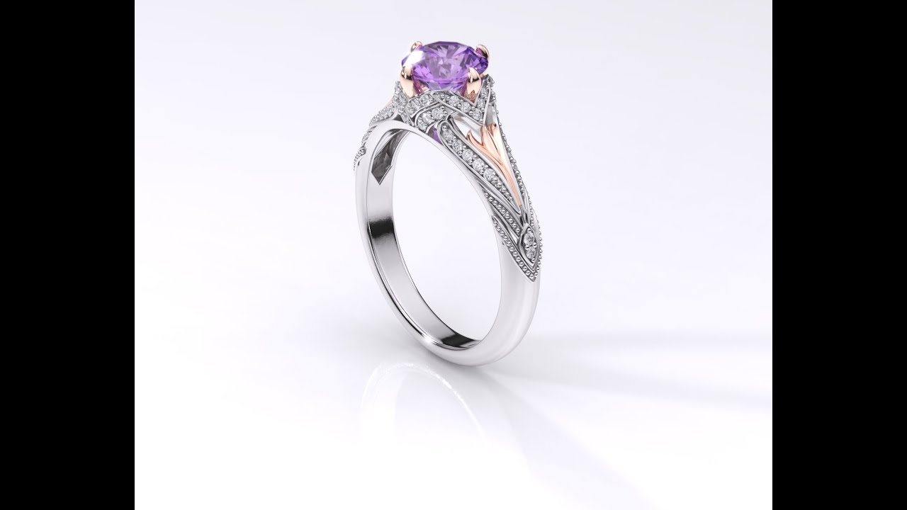 REALISTIC Animation ring 360 - YouTube