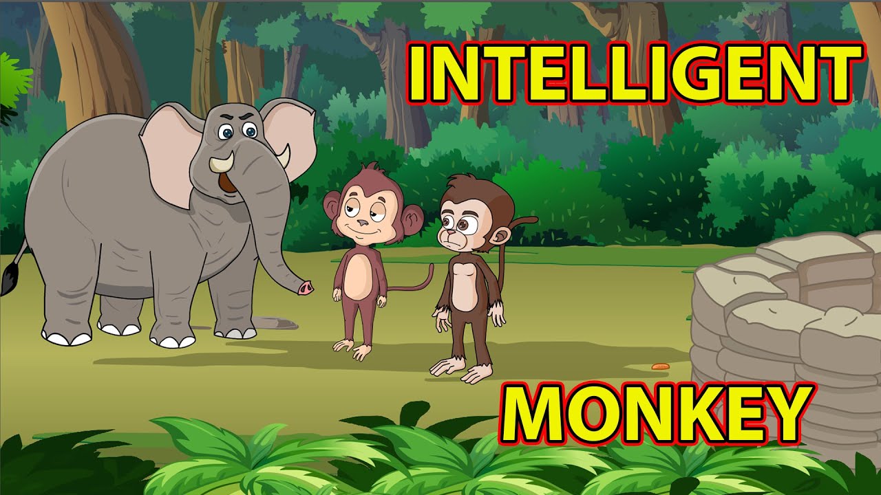 Intelligent Monkey | English Moral Story | MahacartoonTv English ...
