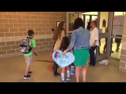 Students return to Live Oak Learning Center - YouTube