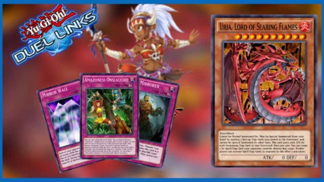 Uria, Lord of Searing Flames and Amazoness OnSlaught Combo! {Yu-Gi-Oh ...