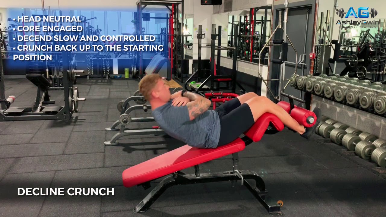 Decline Crunch - YouTube