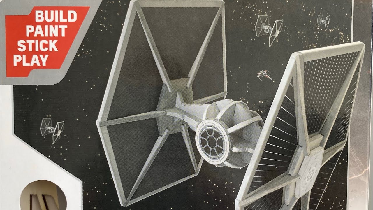 Star Wars Tie Fighter model kit Review - YouTube