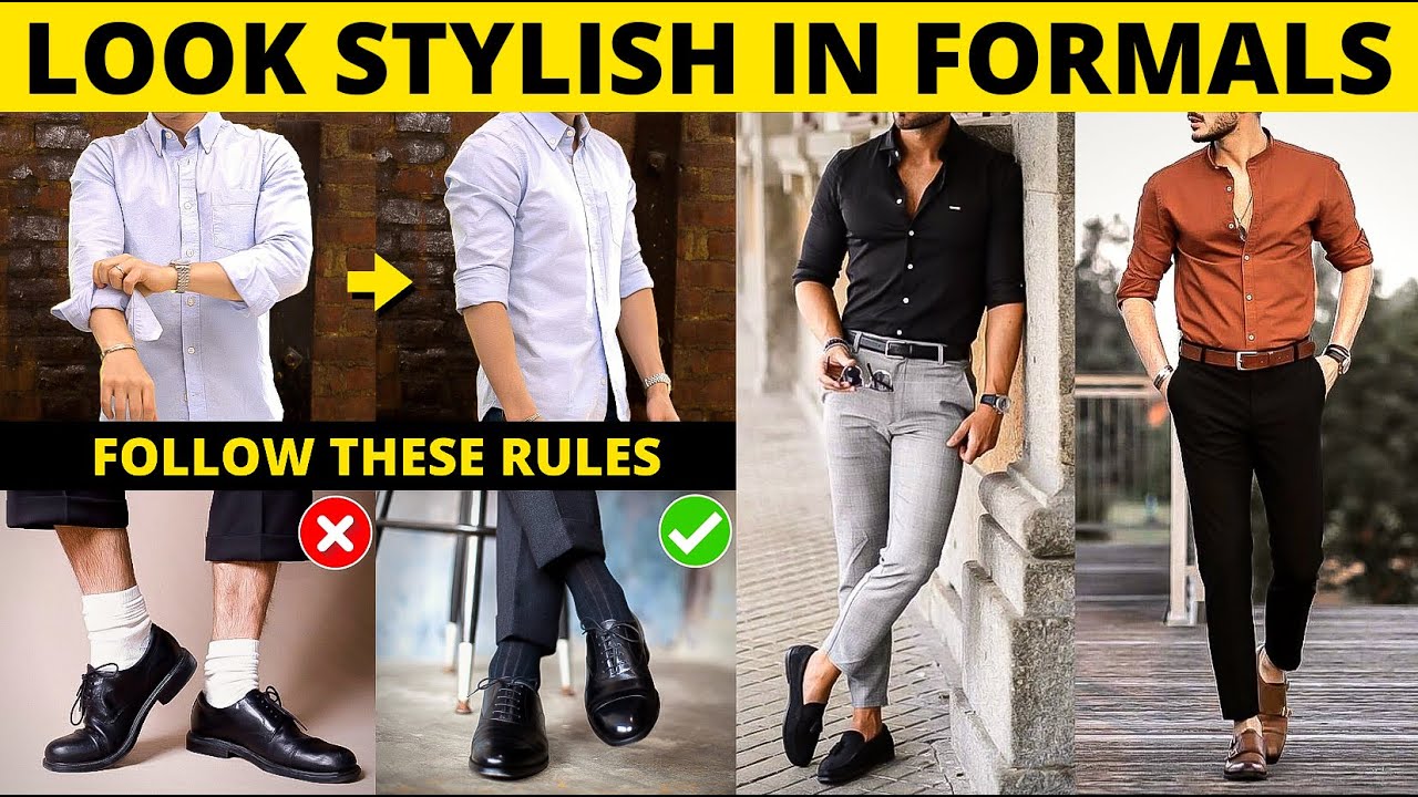 7 Tips To Look Stylish In Formals | Men's Fashion | हिंदी में - YouTube
