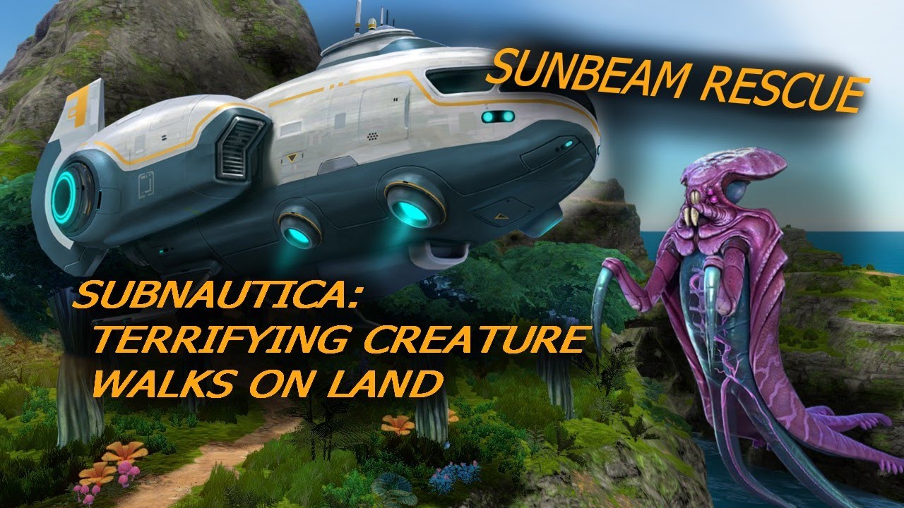Subnautica Ep 4:TERRIFYING TELEPORTING CREATURES and, are WE SAVED ...