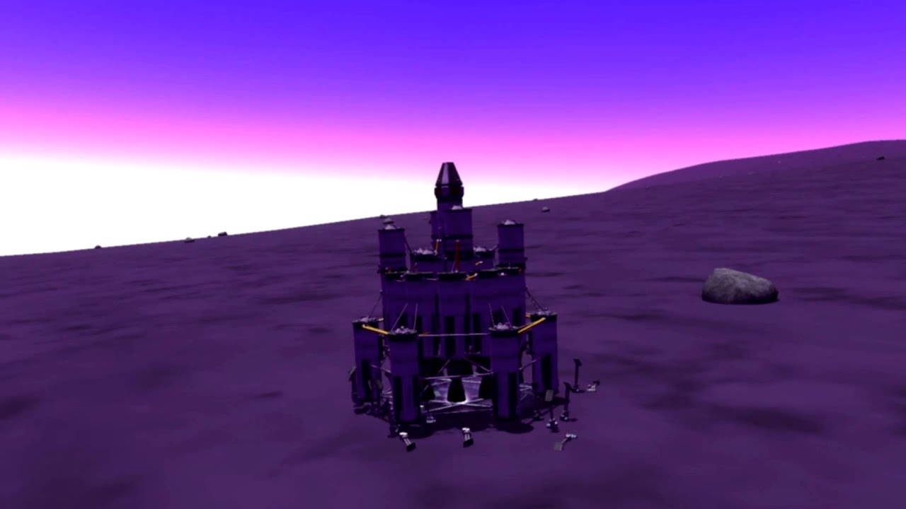 Eve Return Mission Using only 0.18.3 Demo Parts - YouTube