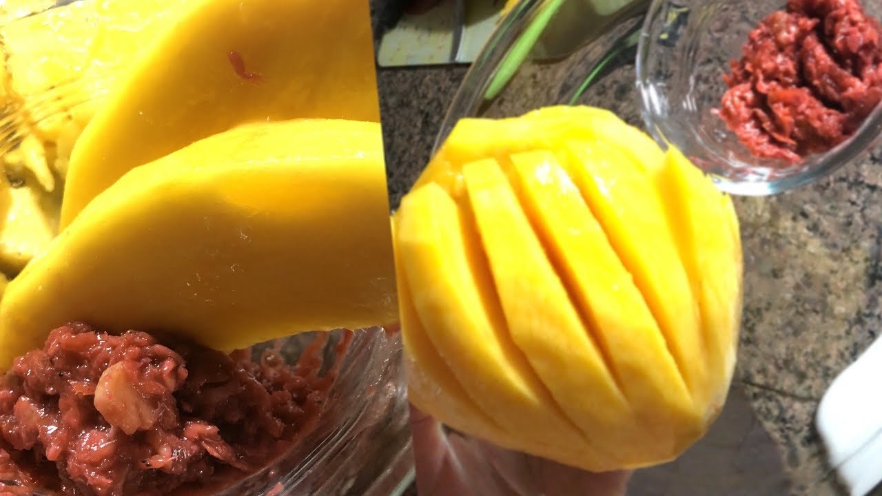 [4K] MANGO WITH SHRIMP PASTE - YouTube