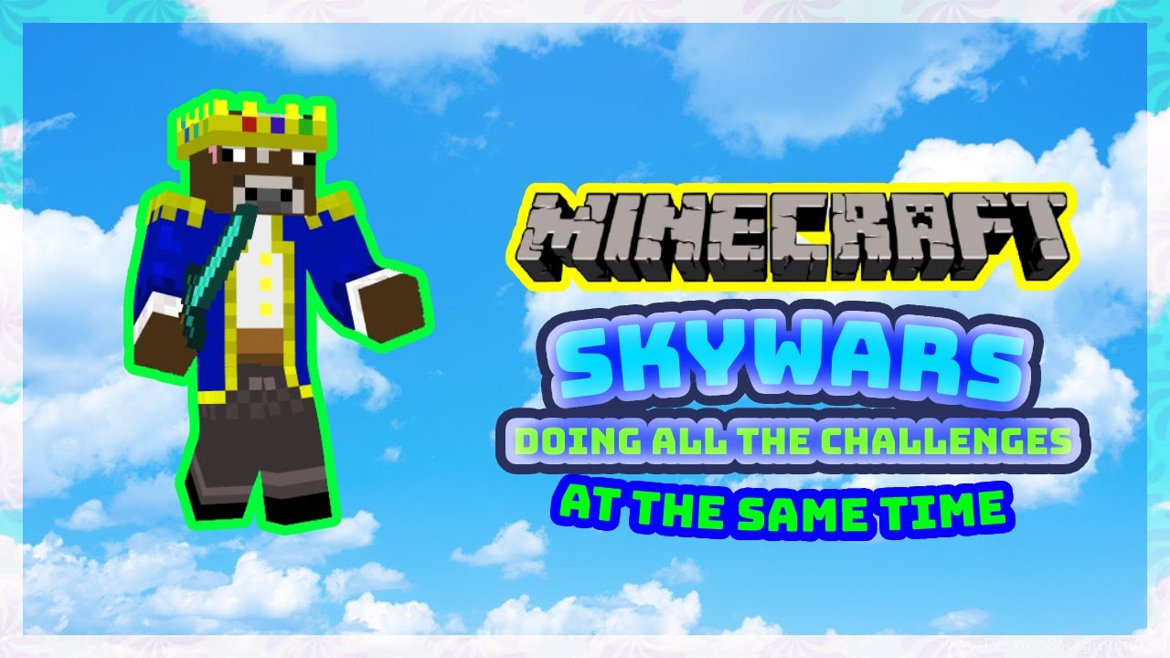 I Played all the Skywars challenges at the same time - YouTube