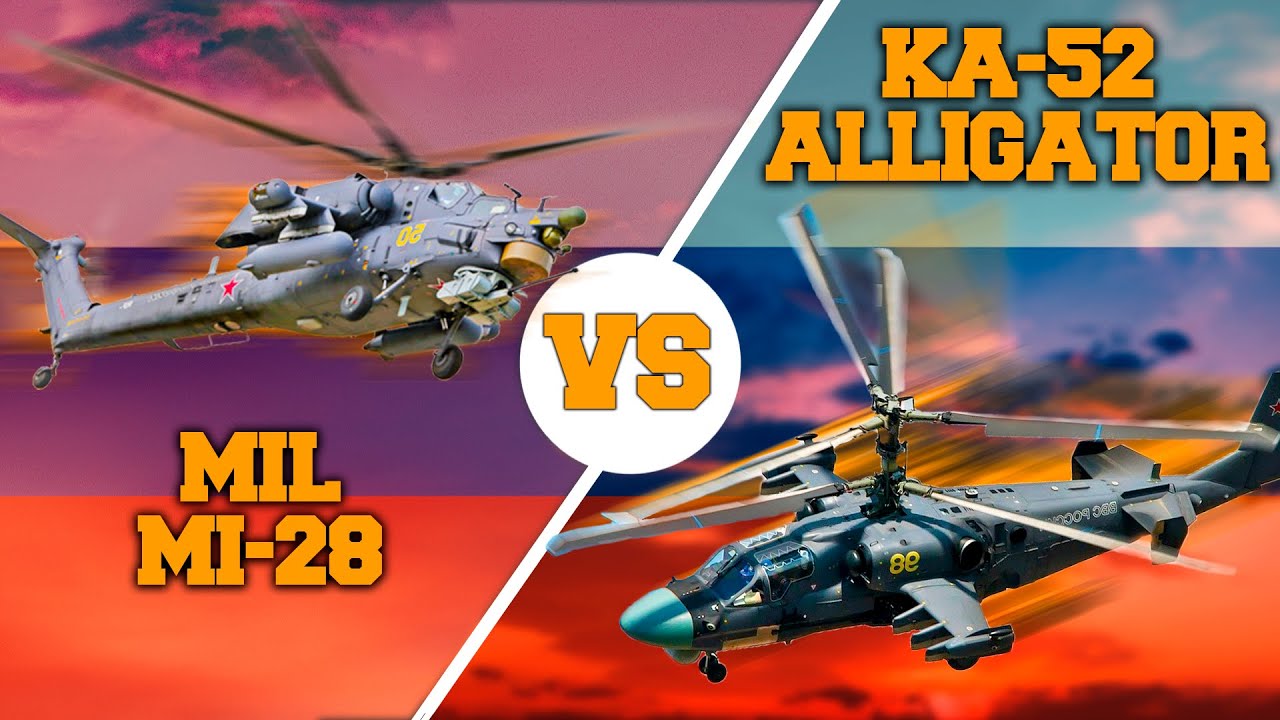 Mi-28 vs Ka-52 | ¿Cuál es el HELICÓPTERO de ataque MÁS PODEROSO de ...
