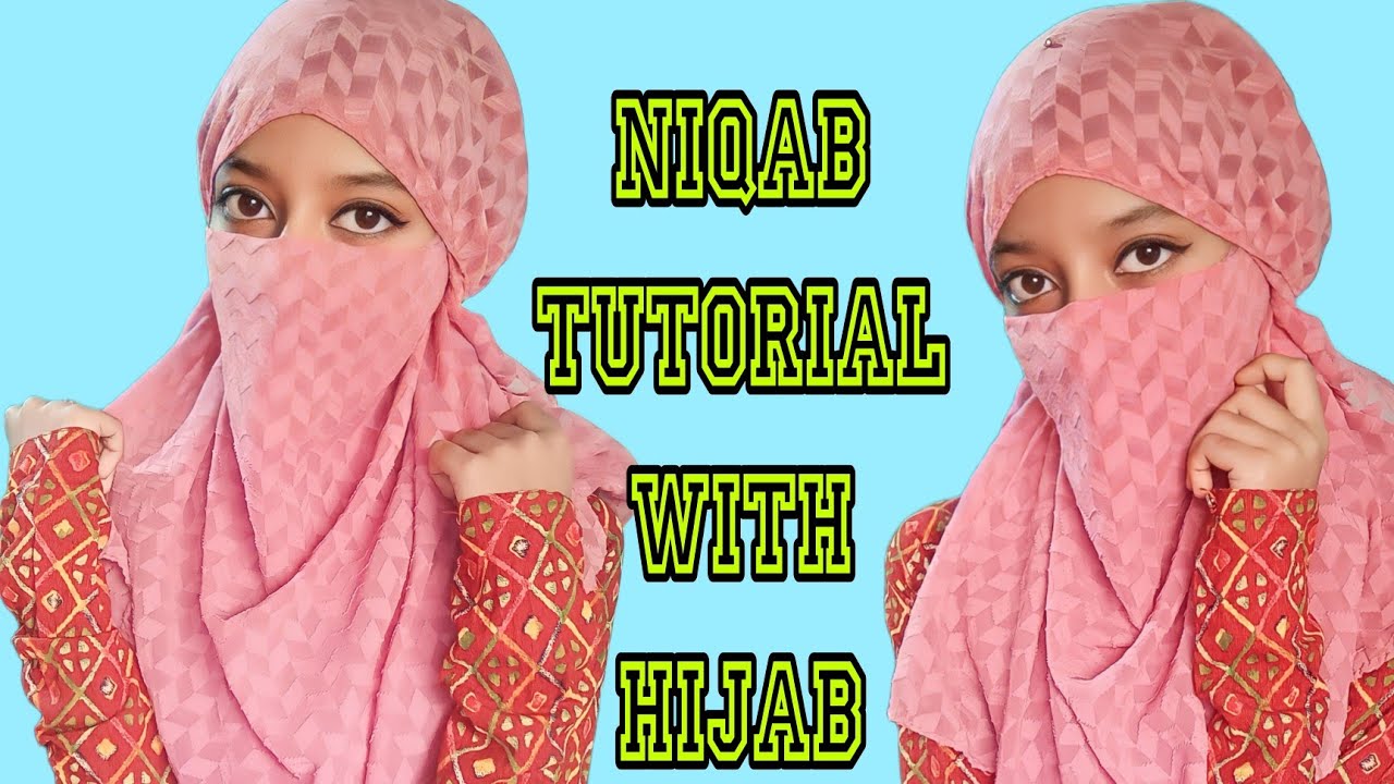 Niqab tutorial with hijab// Bandana look // Hijab Basics. - YouTube