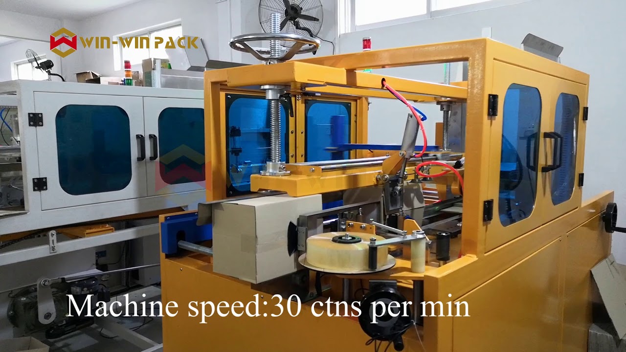 WIN-WIN PACK High speed Carton Erector for 69 mm｜Box Erecting Machine ...