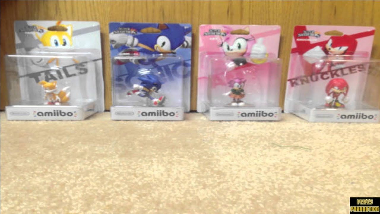 Tails Amiibo Knuckles Amiibo Amy Rose Amiibo Exist - YouTube