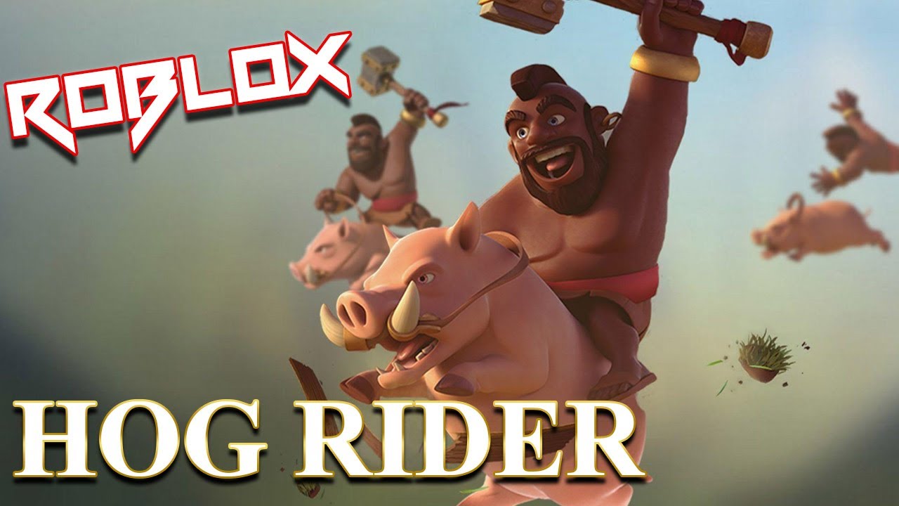 How To Make Hog Rider In ROBLOX - YouTube