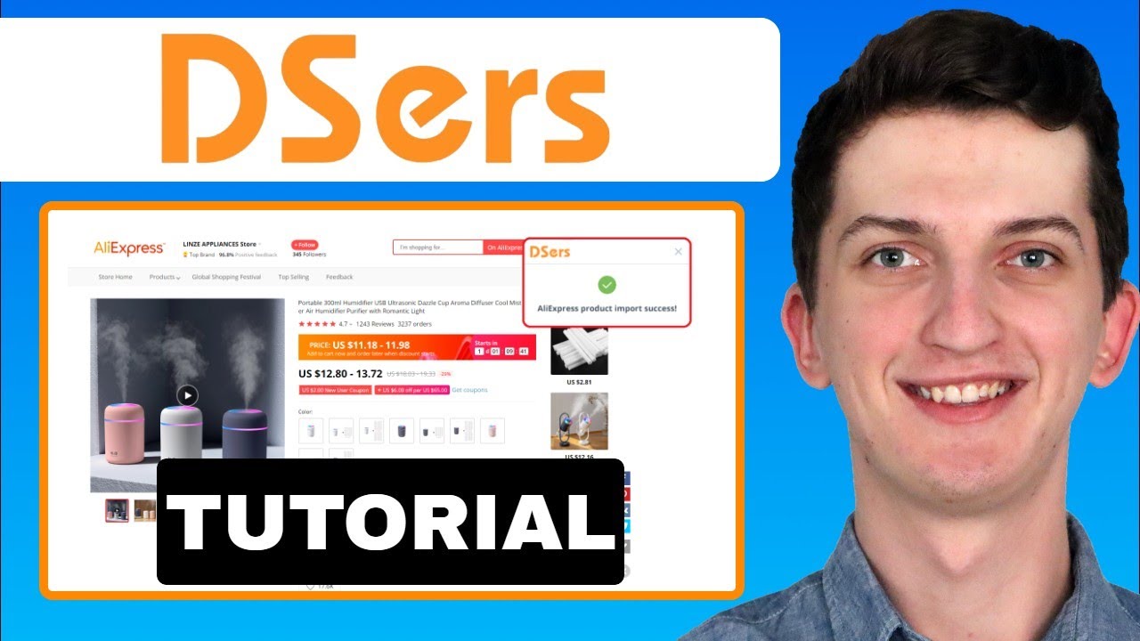 How To use DSers - DROPSHIPPING TUTORIAL 2022 - YouTube