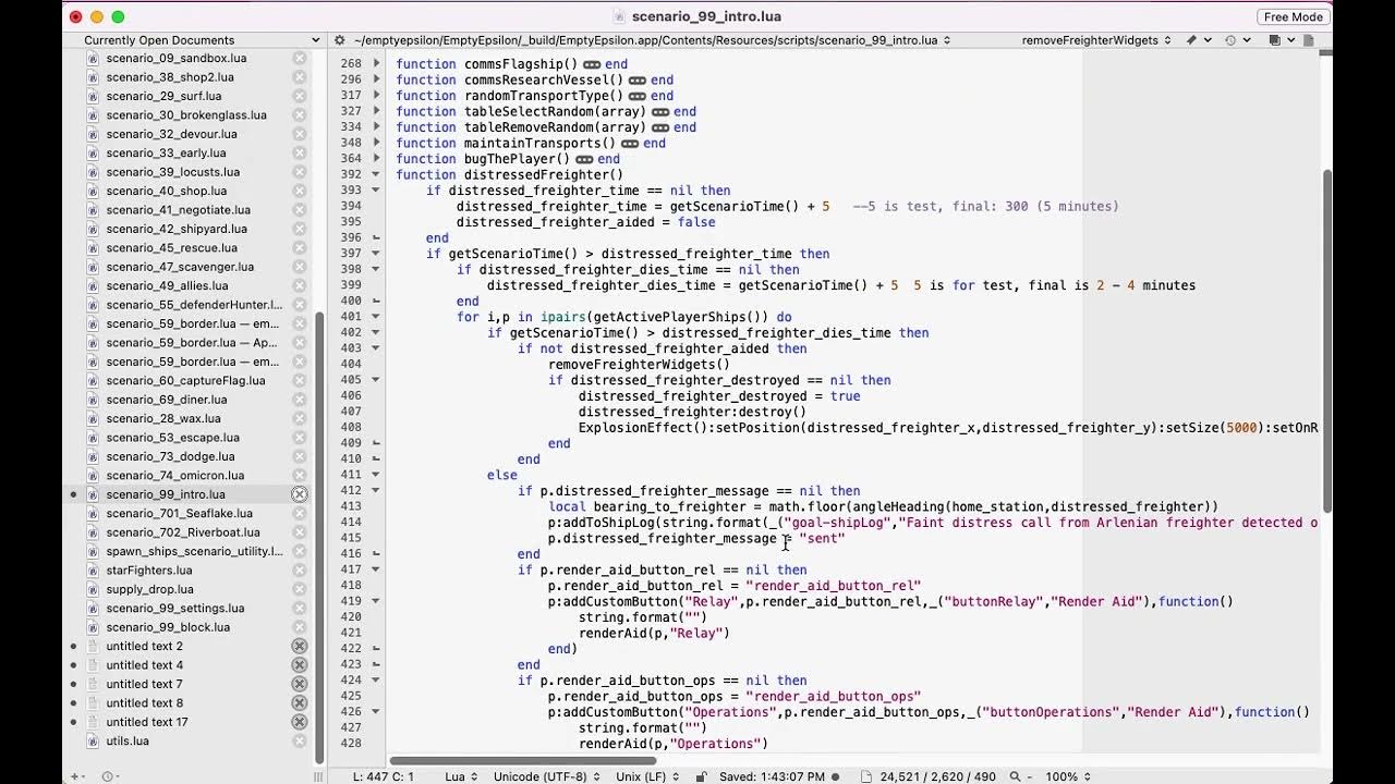 Empty Epsilon Scenario Writing - Countdown To Explosion (16) - YouTube