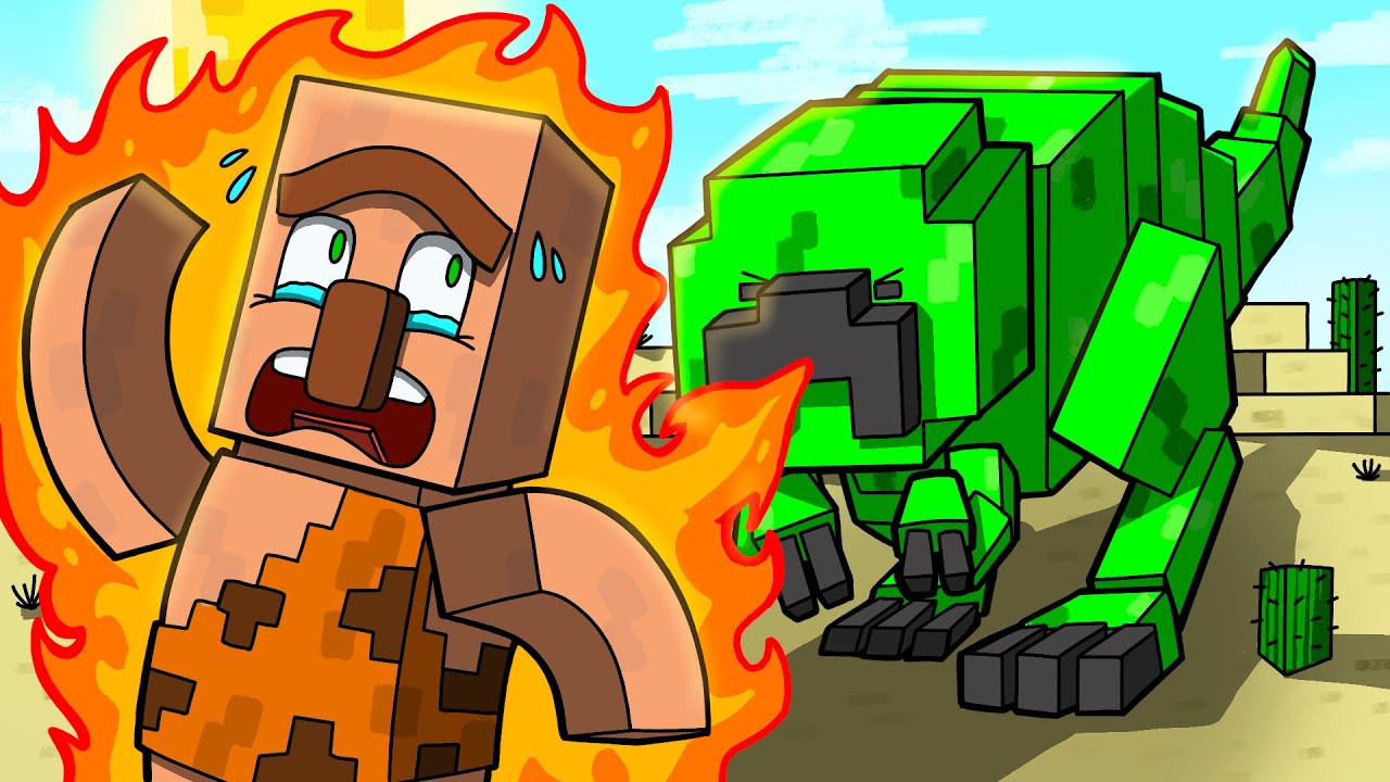 The TRUE Story of Minecraft's FIRST MOB (Cartoon Animation) - YouTube