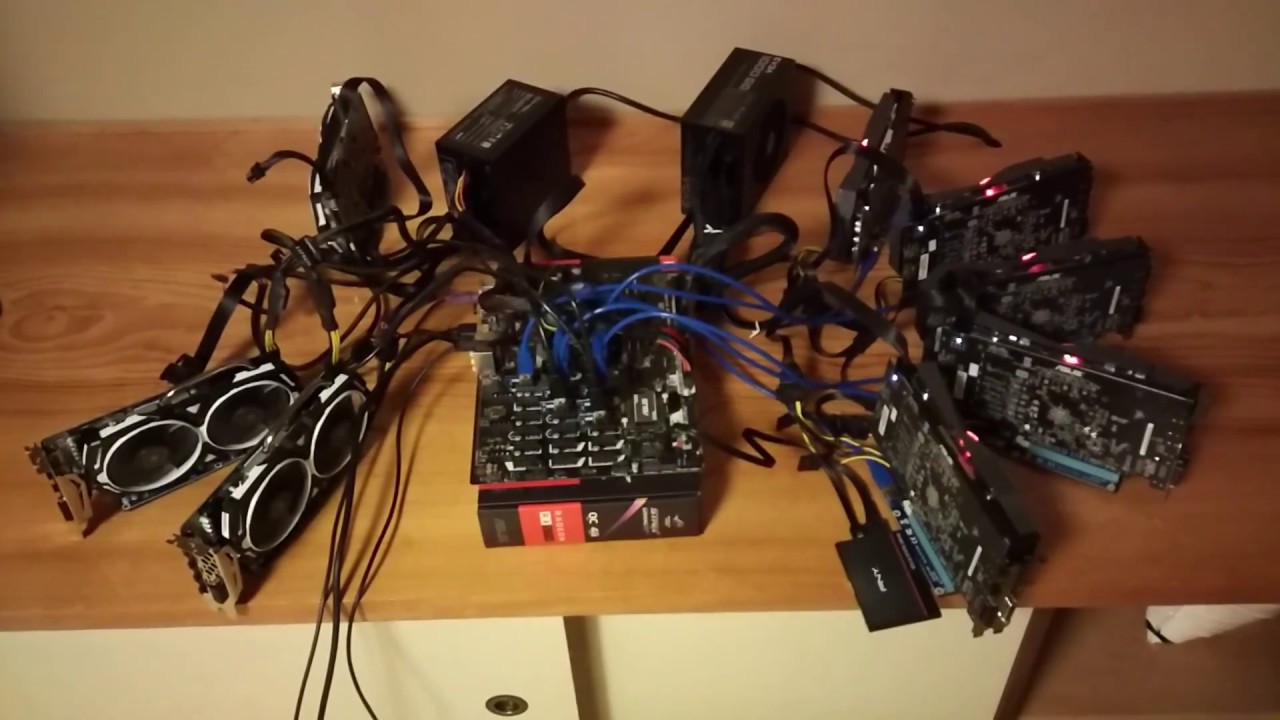 Building 11 GPU Mining Rig - FAIL - YouTube