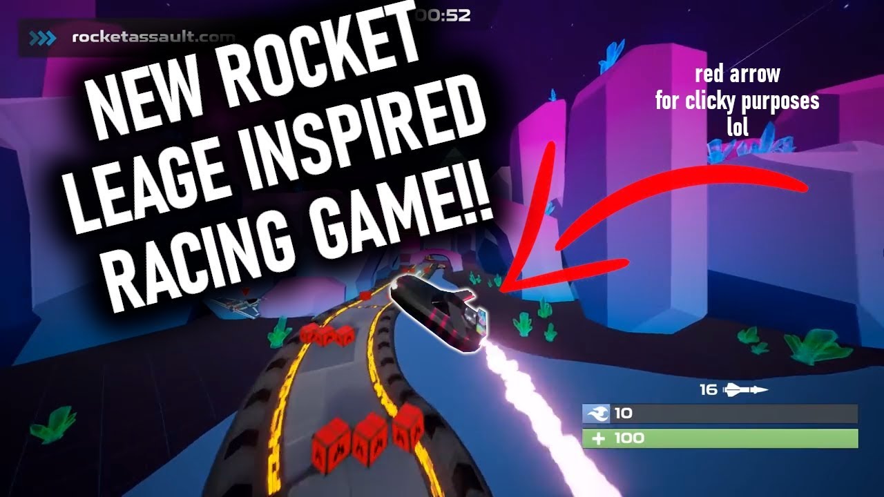 NEW ROCKET LEAGUE INSPIRED RACING GAME || ROCKET ASSAULT - YouTube