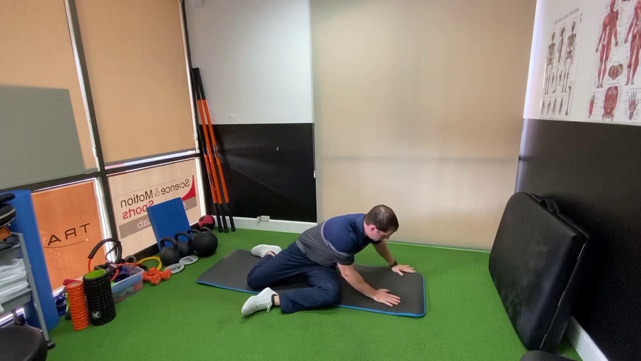 90/90 hip stretch with torso rotation - YouTube