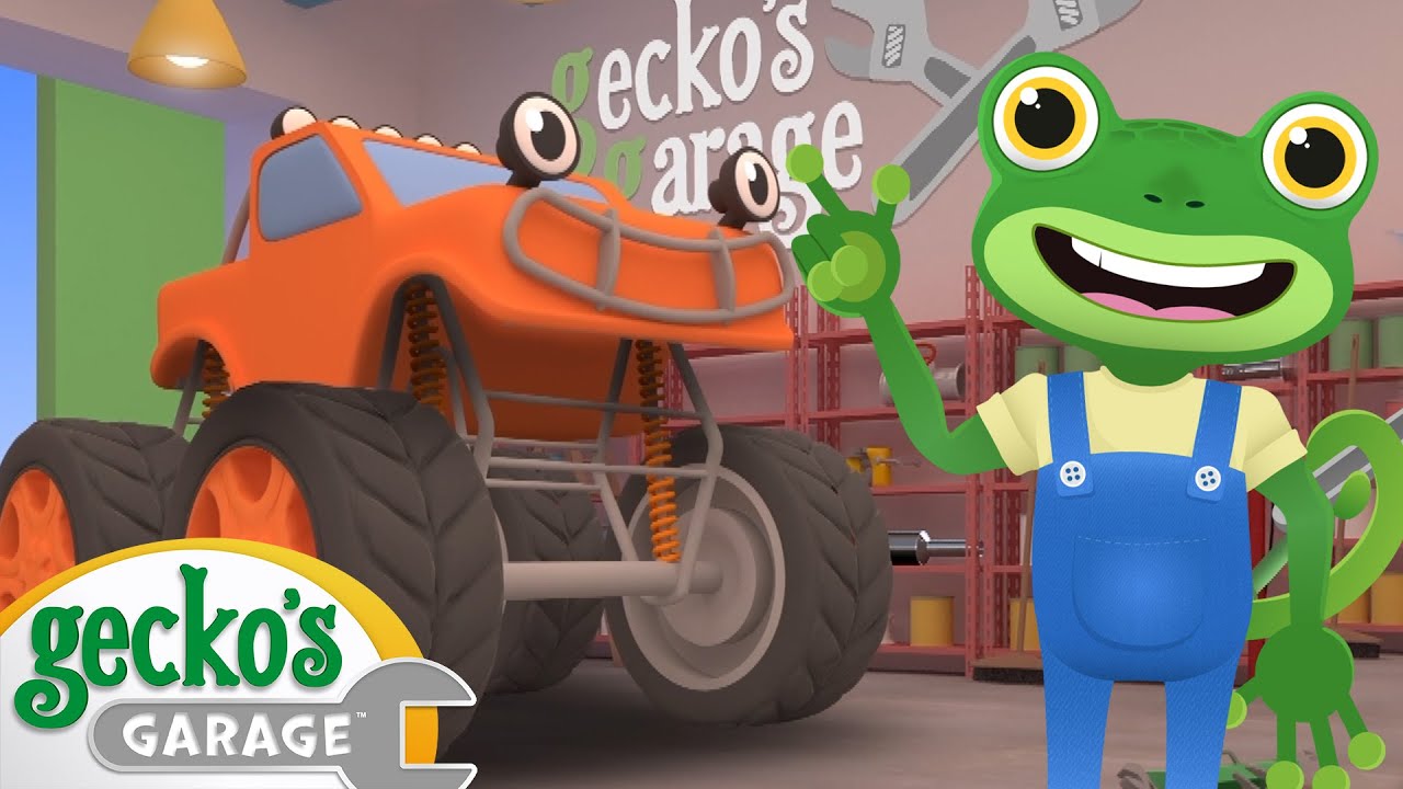 Max The Monster Truck | Classic Gecko's Garage | Trucks For Children ...