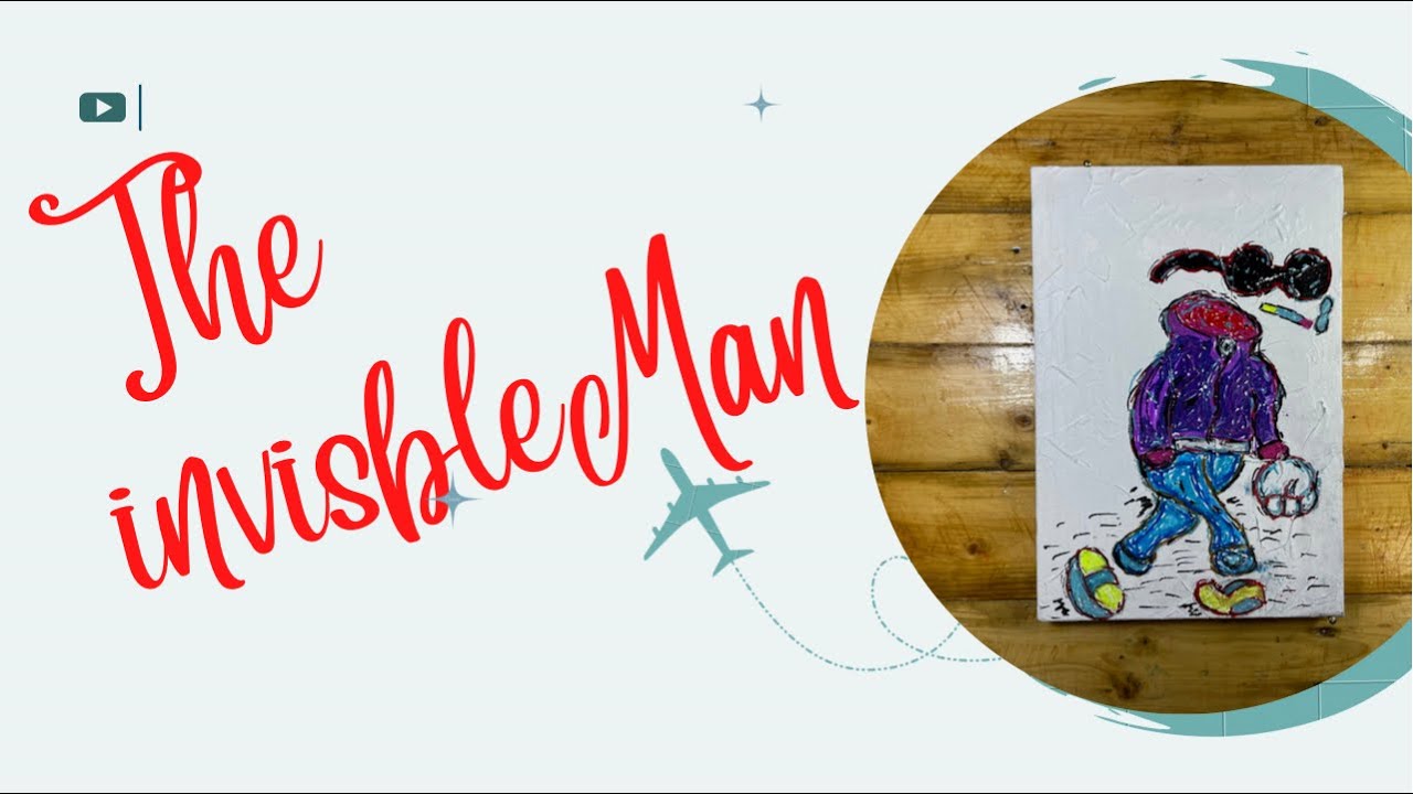 How To Paint An Invisible Man “NFT” - YouTube