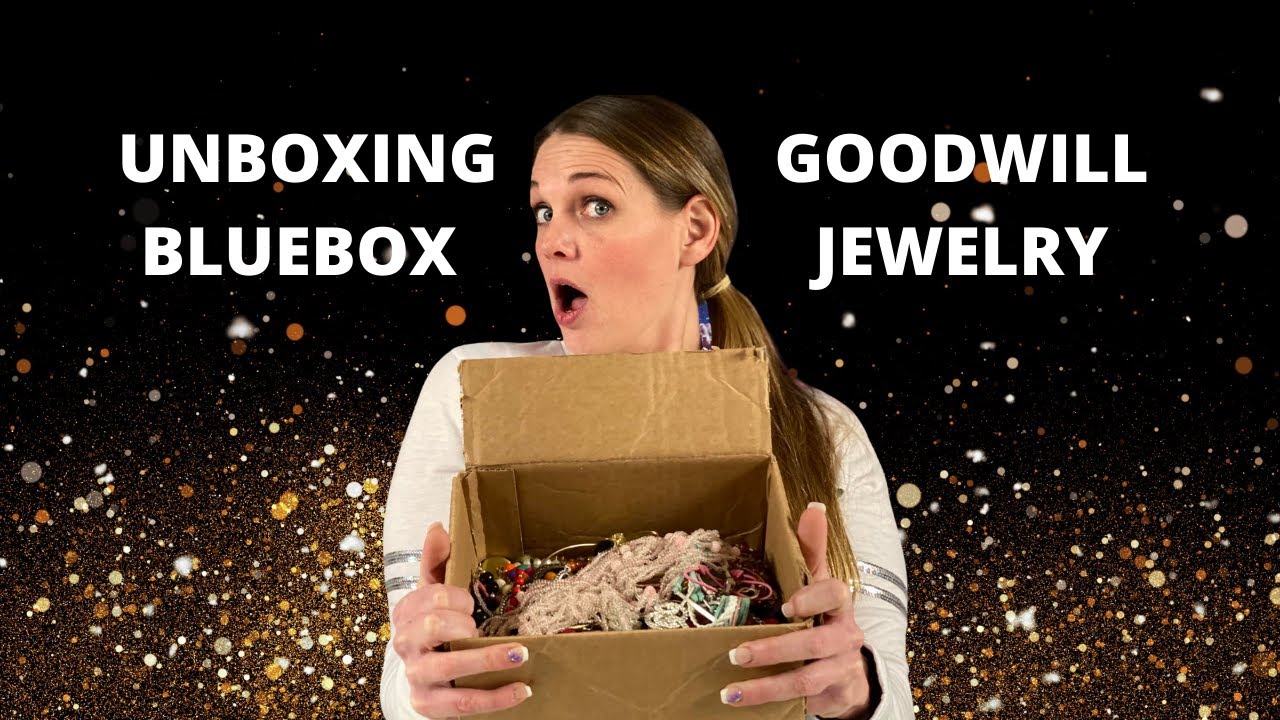 Goodwill Bluebox Jewelry Unboxing - Mystery 5 lb Box Nashville TN - YouTube