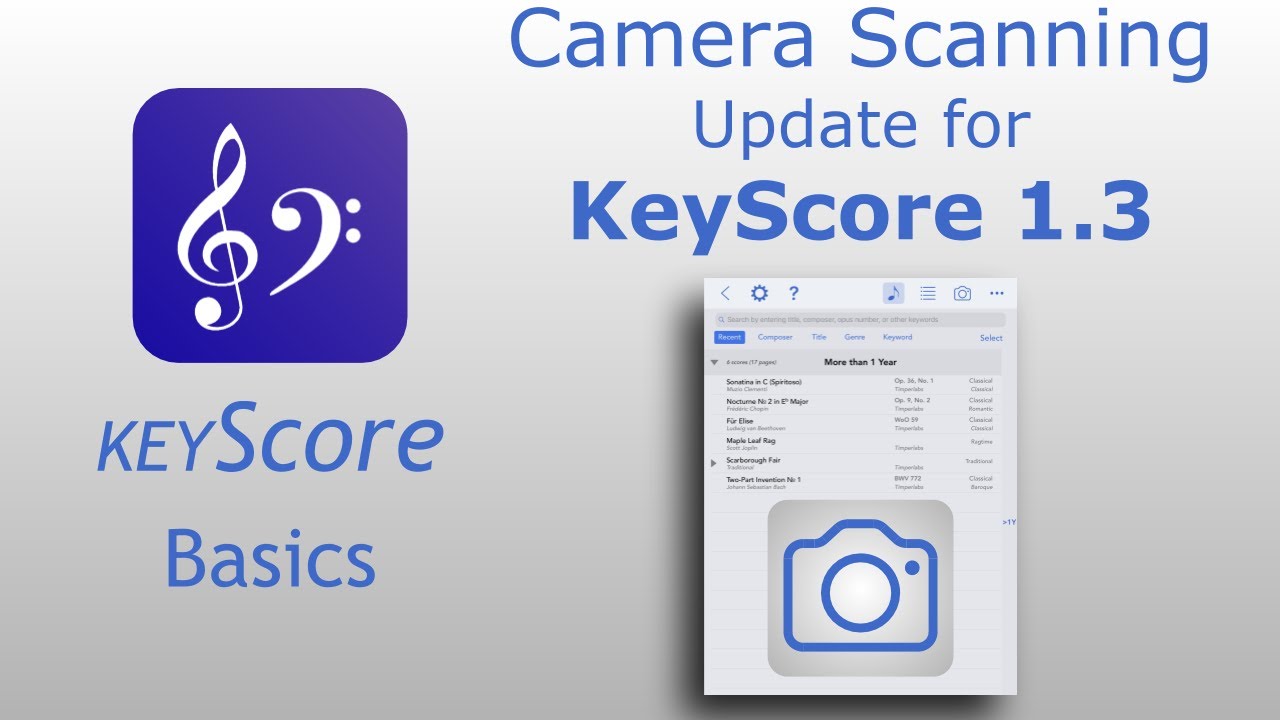 KeyScore 1.3 - Camera Scanning Update - YouTube