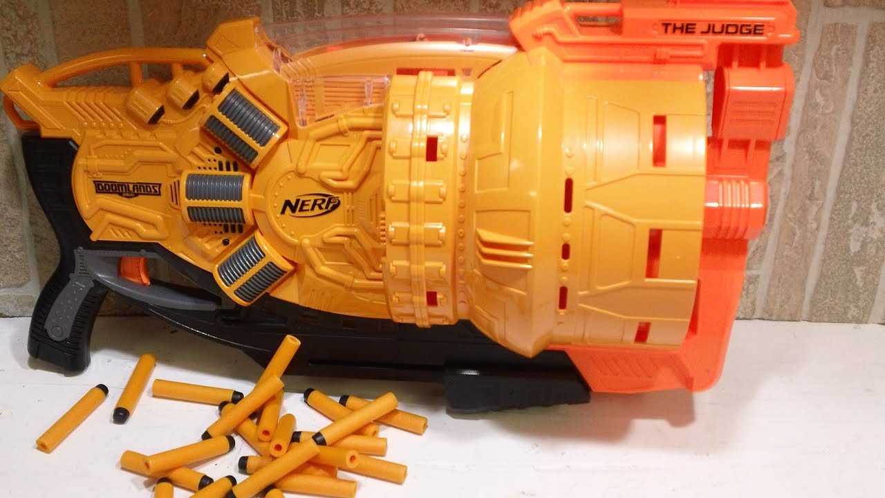 Nerf Doomlands Judge Unboxing and first impressions [Nerf review] - YouTube