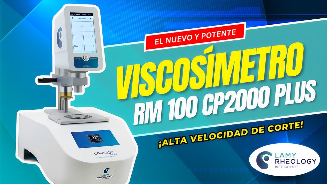Viscosímetro RM100 CP2000 PLUS: Análisis Preciso de Viscosidad por LAMY ...