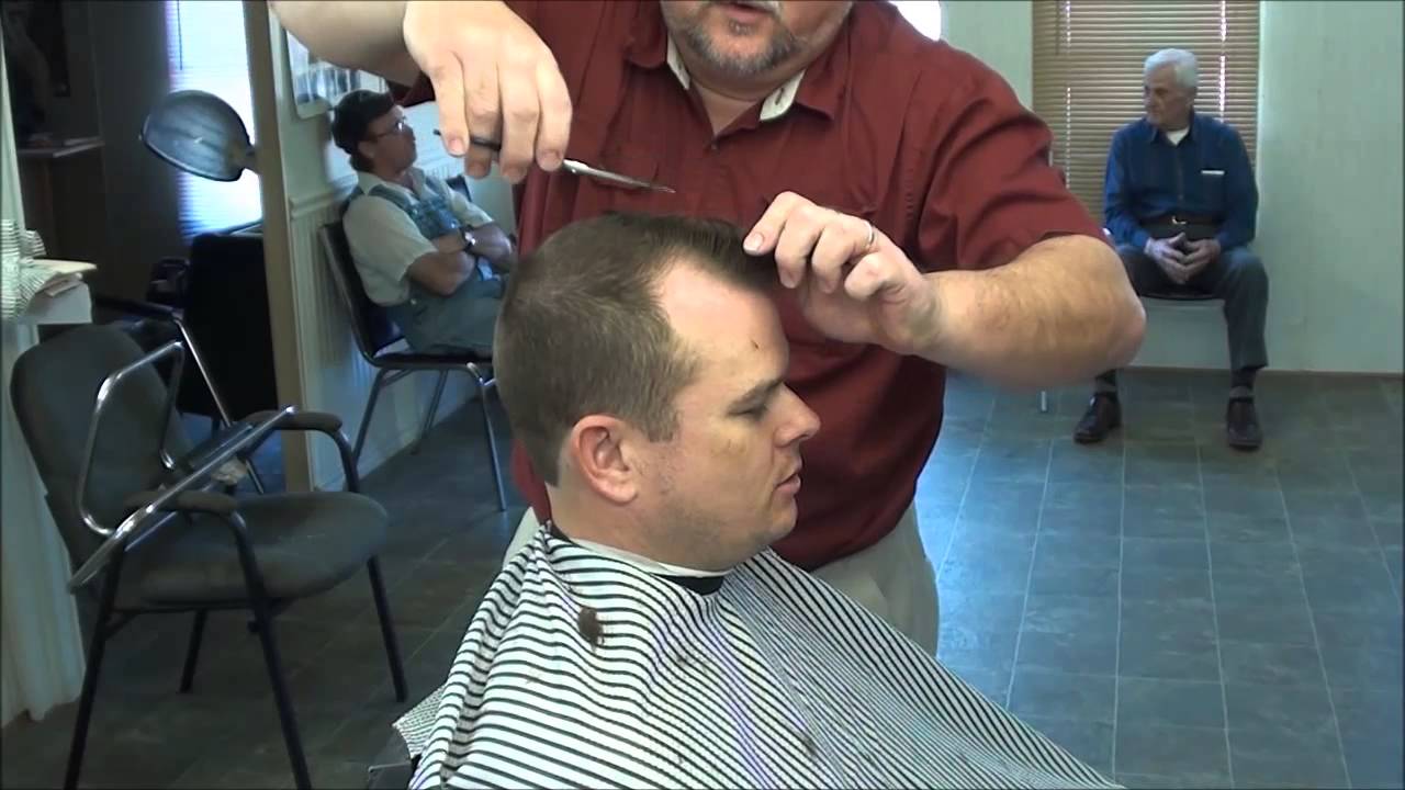 "Easy" Forward Fade w/ diced bangs and Flat Top w/ square hair line ...