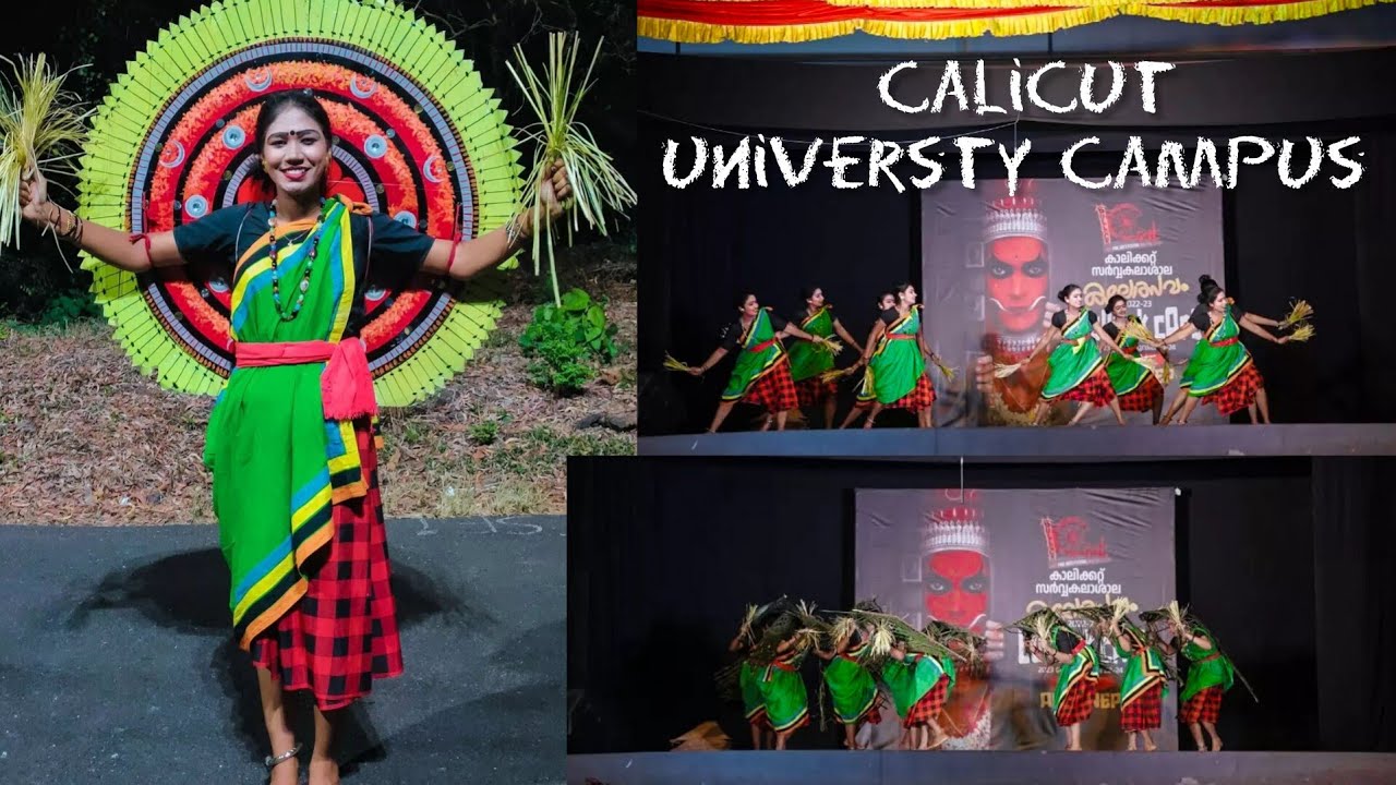 Calicut universty art's fest diaries 🤩🤗Folk dance 💃🏼First 🏆 - YouTube