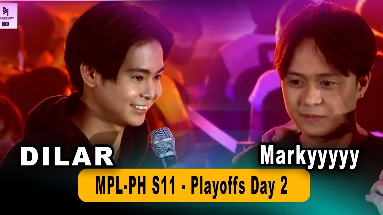 DILAR AND MARKYYYY in MPL-PH S11 - Playoffs Day 2 #mlbb #mobilelegend #mplid #mplph - YouTube