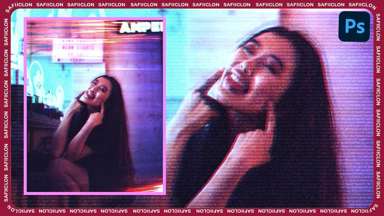 [ Photoshop Tutorial ] Create SCANLINE PHOTO EFFECT in Photoshop - YouTube