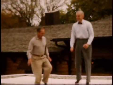 Trampoline Fun (1950s home movie excerpt)