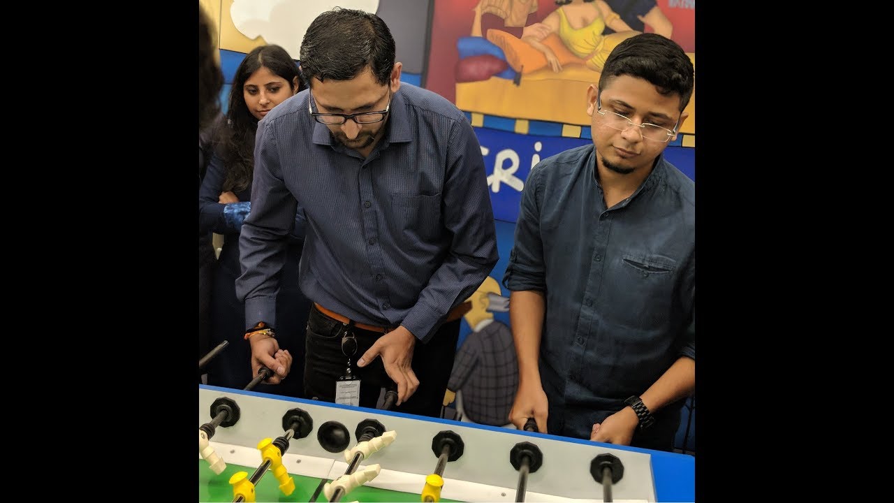 Epsilon Bangalore Foosball finals game 1 | 10:5 bang - YouTube